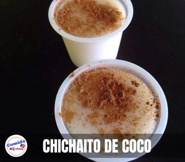 → RECETA《CHICHAITO DE COCO》 Boricua ※【2025】↑↑ BRUTAL